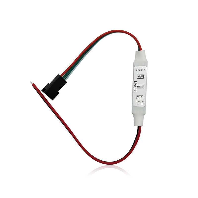 3 Button Mini LED Strip Controller Wireless Rgb For WS2811 WS2812 DC5 ...