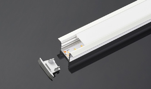 25*13mm Linear Light Fixture Recessed Led Extrusion Profiles For Led Strip